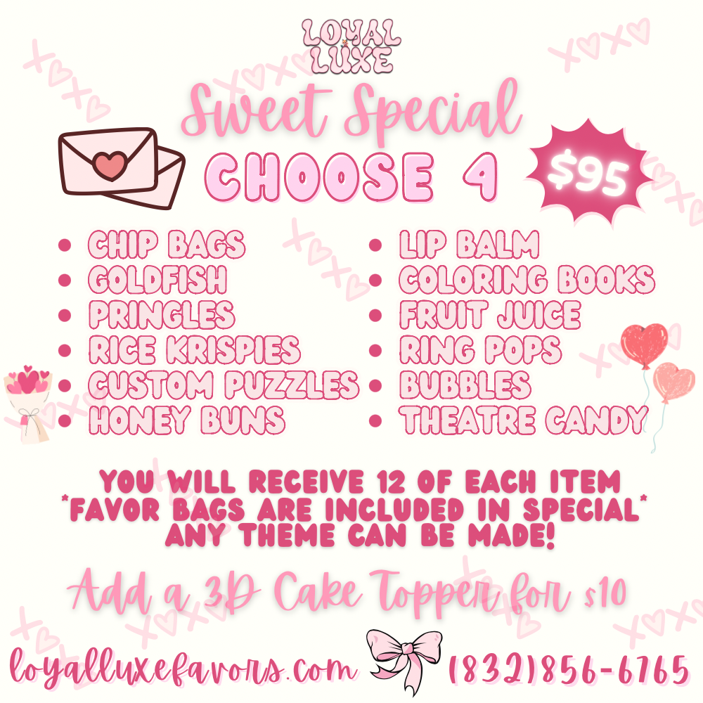 Loyal Luxe Simple Personalized Party Favors! One Stop Shop