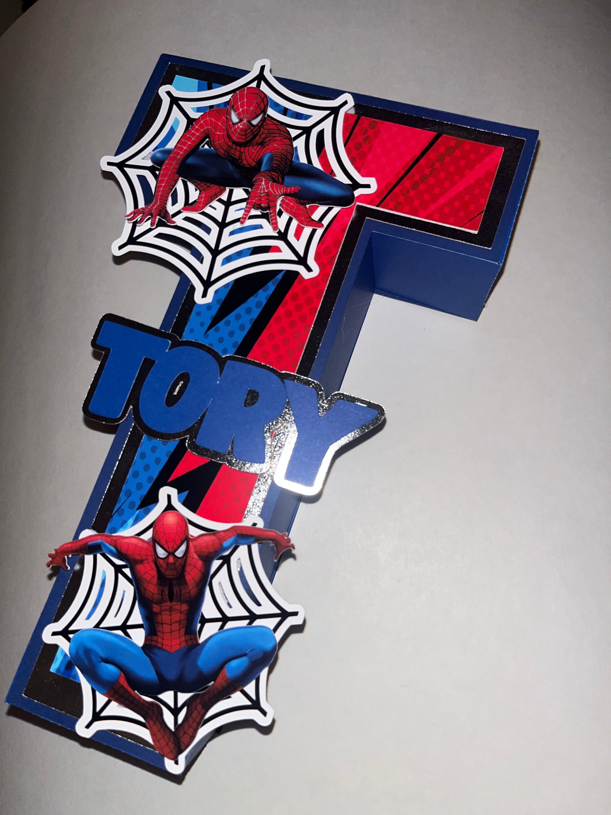 Spiderman 3D Letter – Loyal Luxe